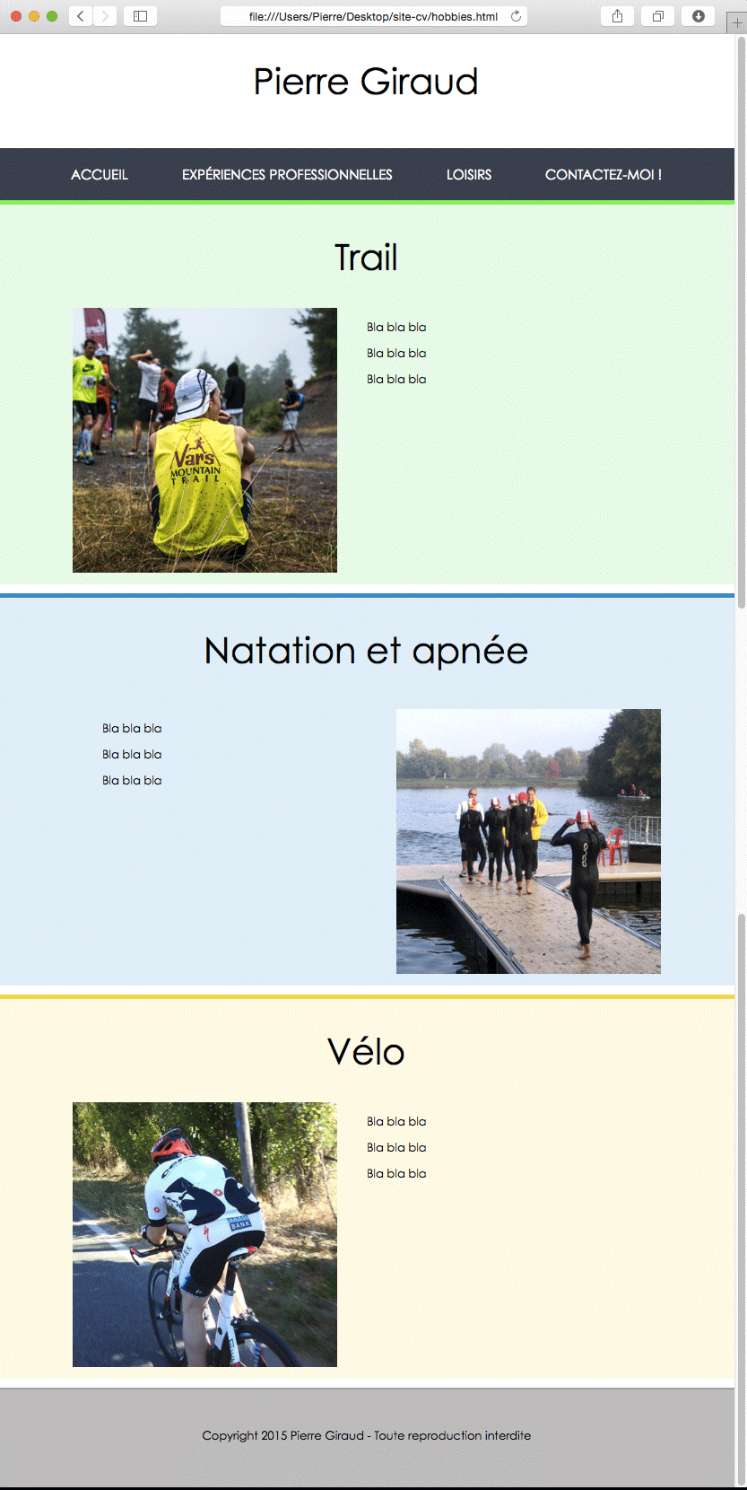 Exemple De Site Html