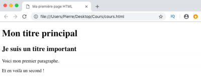 Les titres et les paragraphes en HTML - Pierre Giraud