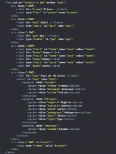 Rappels sur les formulaires HTML - Pierre Giraud