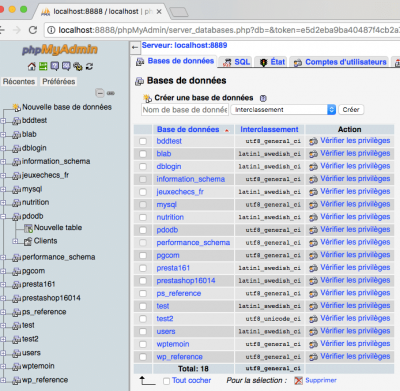 Créer une base de données MySQL et une table dans la base - Pierre Giraud