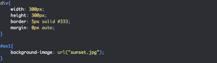 Ajouter des images de fond aux éléments HTML avec background-image CSS