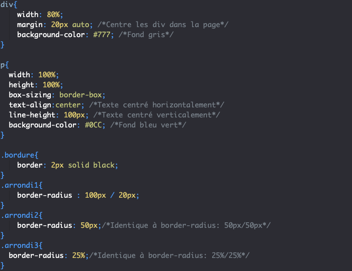 Créer des bordures arrondies avec border-radius en CSS - Pierre Giraud