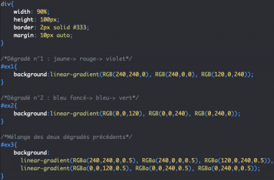 Création de dégradés linéaires en CSS avec linear-gradient - Pierre Giraud