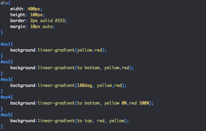 Création de dégradés linéaires en CSS avec linear-gradient - Pierre Giraud