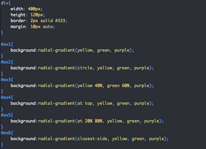 Création de dégradés radiaux en CSS avec radial-gradient - Pierre Giraud