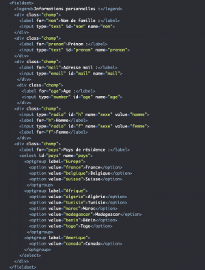 Les éléments des formulaires - Pierre Giraud