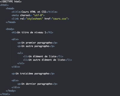 Les éléments HTML div et span (conteneurs génériques) - Pierre Giraud