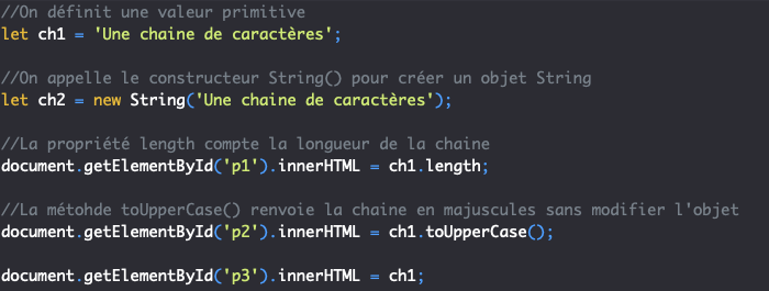 Valeurs Primitives Et Objets Prédéfinis En Javascript Pierre Giraud