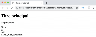 Les tableaux en JavaScript et l'objet global Array - Pierre Giraud