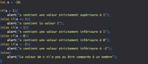 Les conditions if, if...else et if...else if...else en JavaScript ...