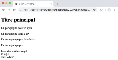 Manipuler les attributs et les styles des éléments via le DOM en JavaScript - Pierre Giraud