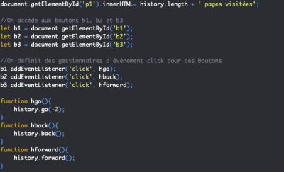 L'interface et l'objet History en JavaScript - Pierre Giraud