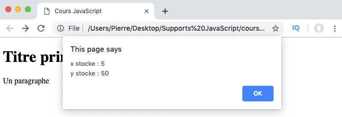 Présentation des opérateurs arithmétiques et d'affectation JavaScript ...