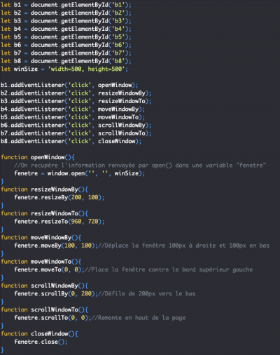JavaScript API, Browser Object Model et interface Window - Pierre Giraud