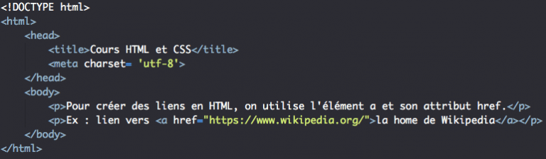 Créer des liens en HTML - Pierre Giraud
