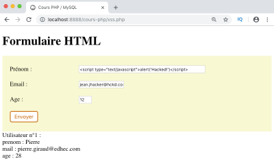 Sécurisation et validation des formulaires en PHP - Pierre Giraud