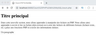 Ouvrir, lire et fermer un fichier en PHP - Pierre Giraud