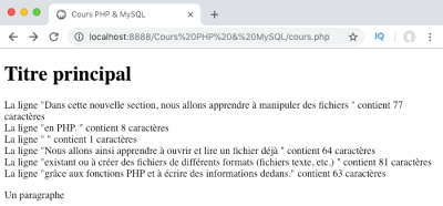 Ouvrir, lire et fermer un fichier en PHP - Pierre Giraud
