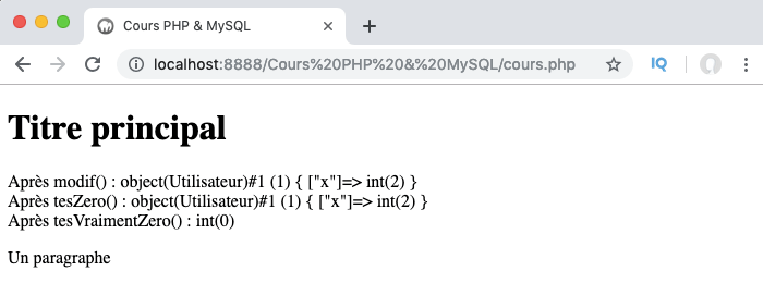 Le passage d'objets en PHP : identifiants et références - Pierre Giraud