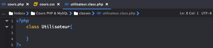 Introduction à La Programmation Orientée Objet Php Classes Instances