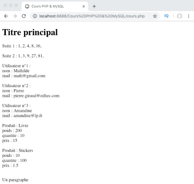 Les tableaux multidimensionnels en PHP - Pierre Giraud