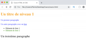 Les attributs HTML class et id et les sélecteurs CSS associés