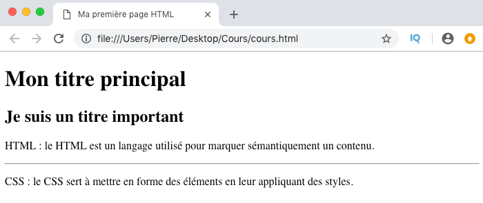 Les espaces et retours à la ligne en HTML - Pierre Giraud