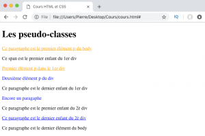 Les pseudo-classes CSS - Pierre Giraud