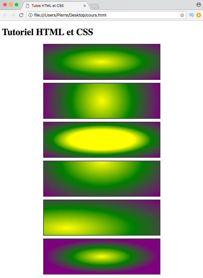 Création de dégradés radiaux en CSS avec radial-gradient - Pierre Giraud