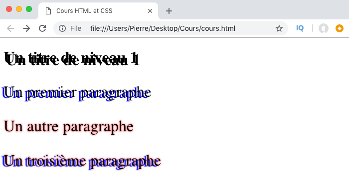 Les propriétés CSS liées au texte - Pierre Giraud