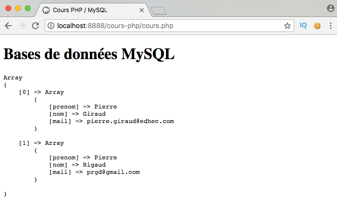 Utiliser des critères de sélection pour sélectionner des données dans une table MySQL - Pierre ...