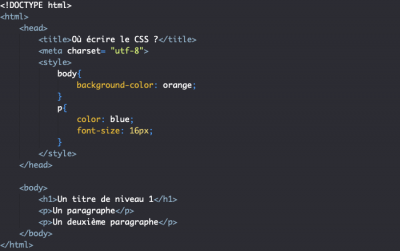 Où écrire le code CSS ? - Pierre Giraud