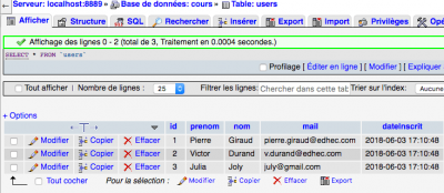 Supprimer des données, une table ou une base de données MySQL - Pierre ...