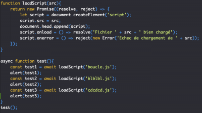 Utiliser async et await pour créer des promesses plus lisibles en ...