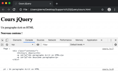 Manipuler le DOM avec les méthodes de type getter et setter jQuery ...