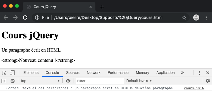 Manipuler le DOM avec les méthodes de type getter et setter jQuery ...