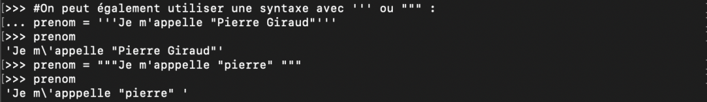 Les types de données ou types de valeurs Python - Pierre Giraud