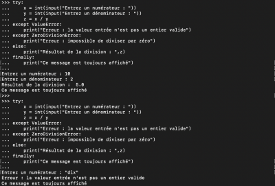 Gérer les exceptions en Python avec try, except, else et finally ...