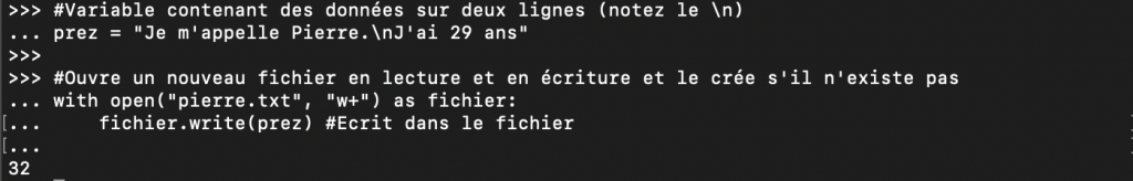 Opérations sur les fichiers en Python - Pierre Giraud