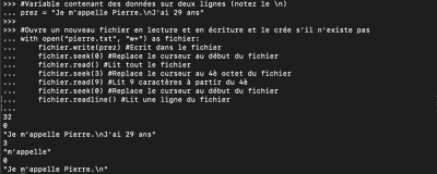 Opérations sur les fichiers en Python - Pierre Giraud