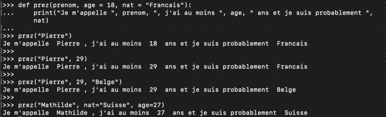 Notions avancées sur les paramètres des fonctions Python - Pierre Giraud