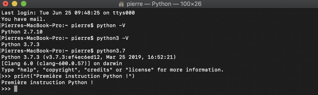 L'environnement de travail Python - Pierre Giraud