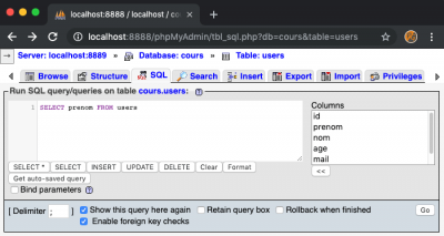 SQL SELECT - Sélection dans une table d’une base de données - Pierre Giraud