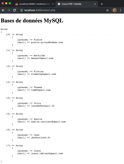 SQL SELECT - Sélection dans une table d’une base de données - Pierre Giraud