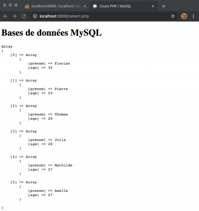 SQL SELECT - Sélection dans une table d’une base de données - Pierre Giraud