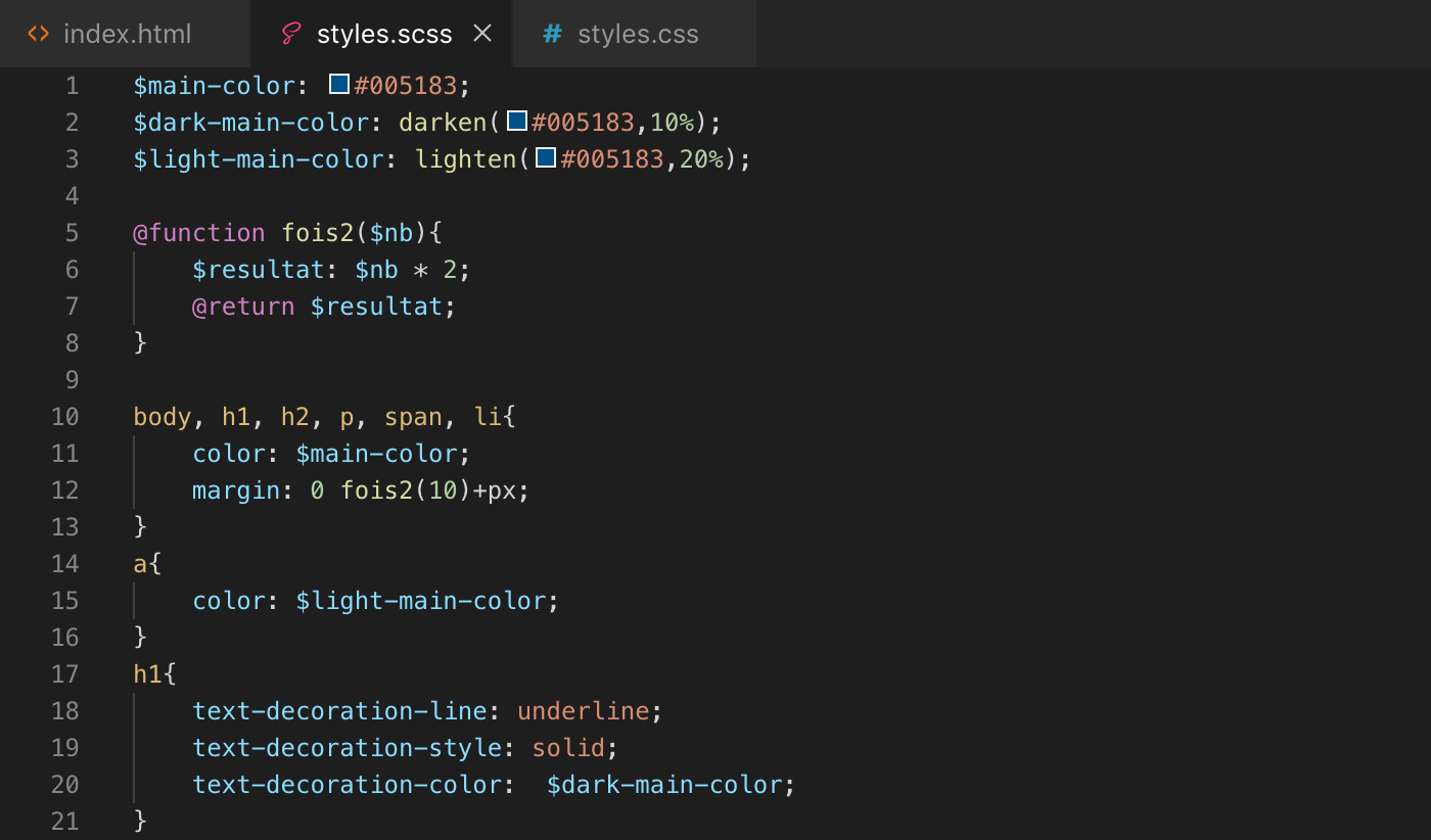 Les fonctions Sass - Pierre Giraud