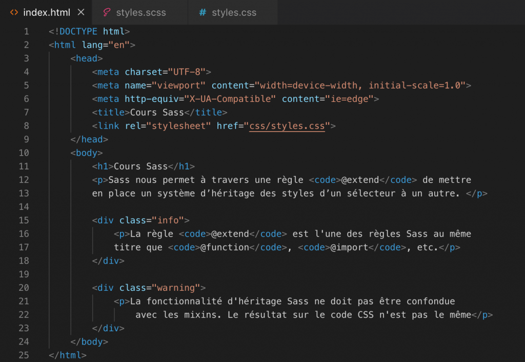 L'héritage étendu des propriétés CSS avec Sass - Pierre Giraud