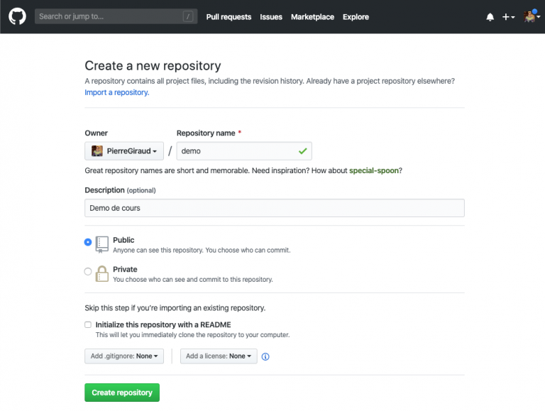 Découverte et utilisation de GitHub - Pierre Giraud