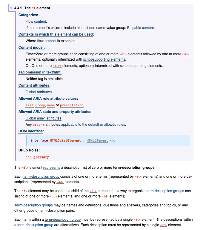 Balise HTML dl – L’élément de liste de définitions - Pierre Giraud Balise HTML dl – L’élément de liste de définitions - Pierre Giraud