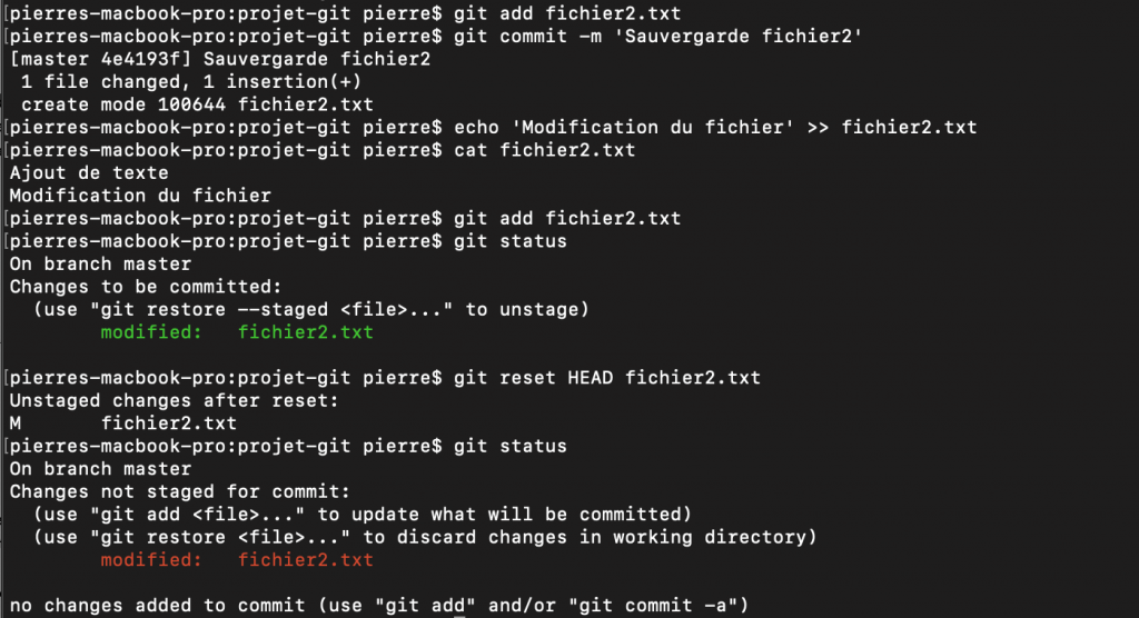 Enregistrer des modifications et modifier un dépôt Git - Pierre Giraud